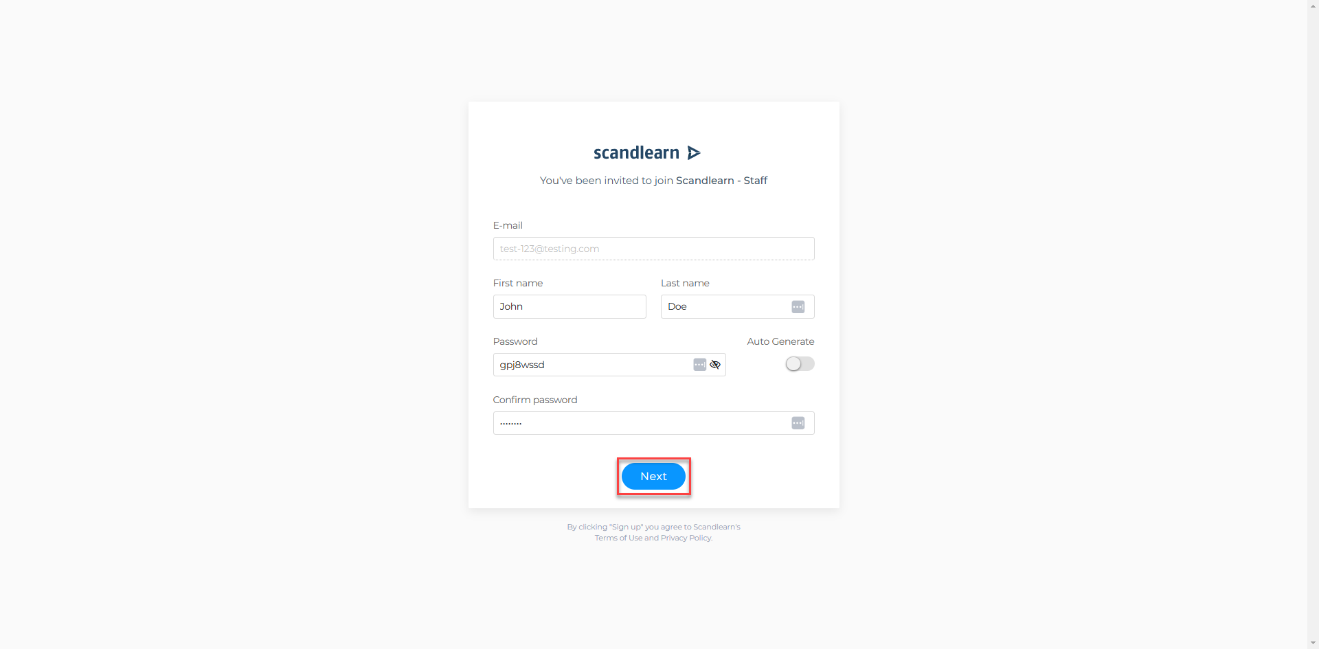 Guide to Activating Your Scandlearn Account